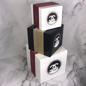 CHANEL | Accessories | New Chanel Store Display Boxes Set Of 3 Cc 29 ...